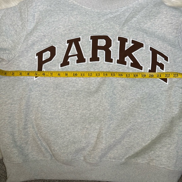 Parke | Sweaters | New In Package Parke Varsity Mockneck Sweatshirt In ...